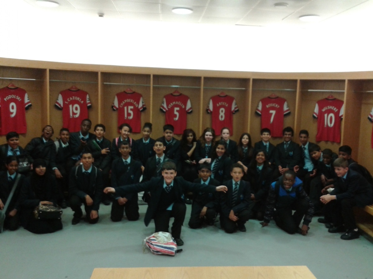 Rooks Heath School - Double Club German visits Arsenal FC.